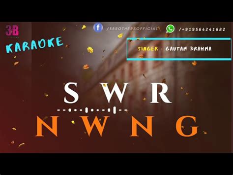 Karaoke Swr Nwng Ansula Afa Gautam Brahma Bodo Gospel Song