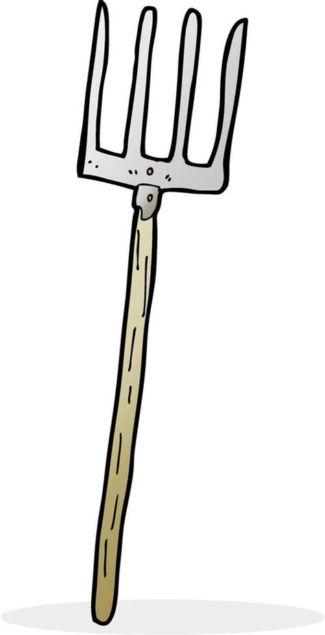 Cartoon Pitch Fork 12281079 Vector Art At Vecteezy
