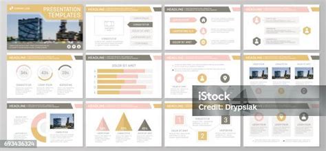 노란색과 갈색 요소 다목적 프레 젠 테이 션 템플릿 슬라이드 그래프와 차트에 대 한 설정 합니다 전단지와 전단지 기업 보고서 마케팅 광고 연례 보고서 책 표지 디자인 0명에