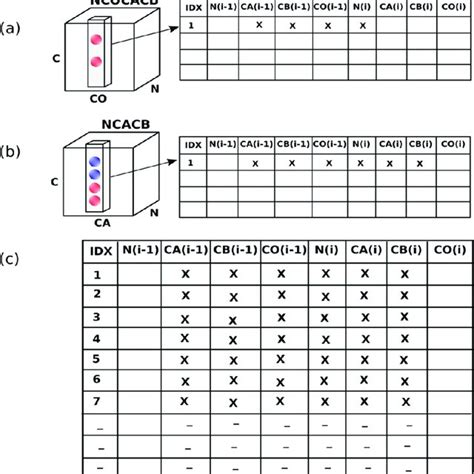 Spin System Matrix Assembly In Sspine A Peaks From The Strip Of The
