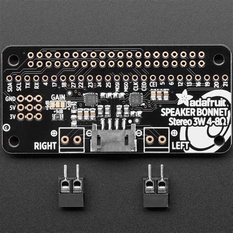 Adafruit I2s 3w Stereo Speaker Bonnet For Raspberry Pi Mini Kit