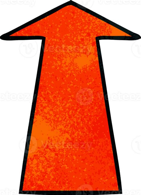 Quirky Hand Drawn Cartoon Arrow 44920390 Png