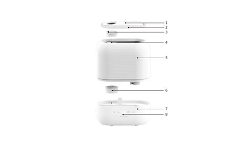 Wholesale High End New Design Home Digital Night Light Top Fill Warm
