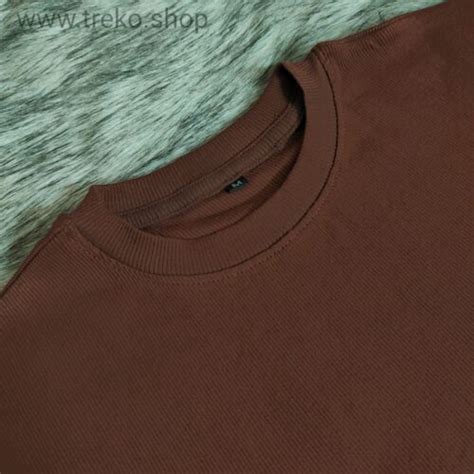 Oversized Drop Shoulder T Shirt Coffee Treko