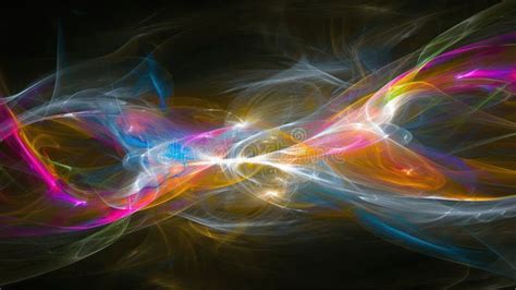 Abstract Swirling Colors Create A Vibrant Dynamic Visual Effect Stock