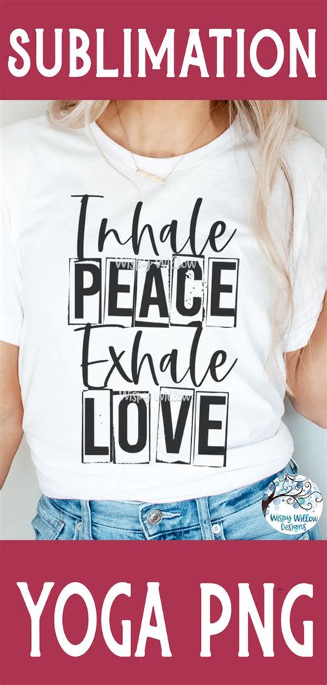 Inhale Peace Exhale Love Png So Fontsy