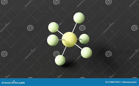 Sulfur Hexafluoride Molecule Molecular Structure Sulphur Hexafluoride