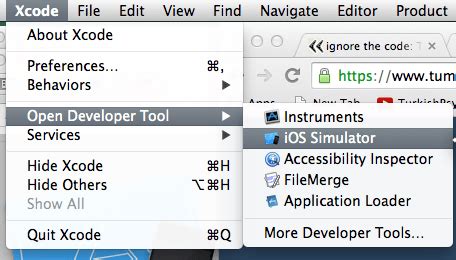 Using The IOS Simulator In Xcode 6 7 For Web Development