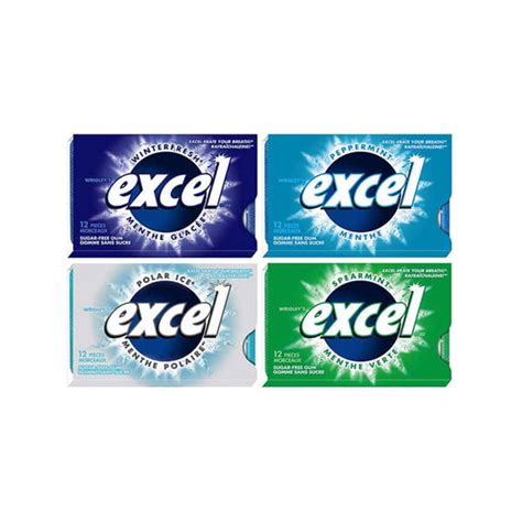 Excel Sugar Free Variety Pack Gum Beta Shop