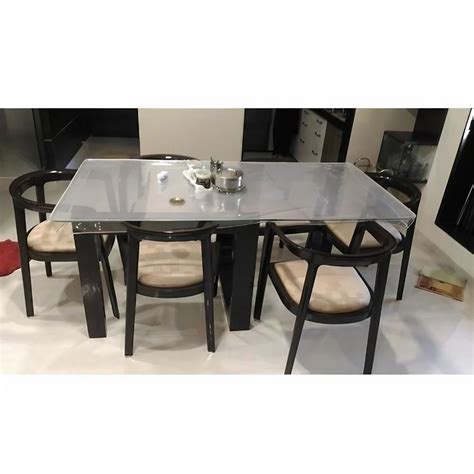 Woodenglass Dining Table Set At Rs 55000set In Mumbai Id 18930594048