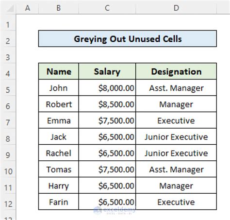 How To Grey Out Cells On Excel At Nick Mendoza Blog