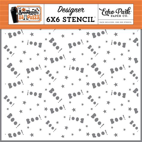 Boo Stencil Sh382034 Craftlines Bv
