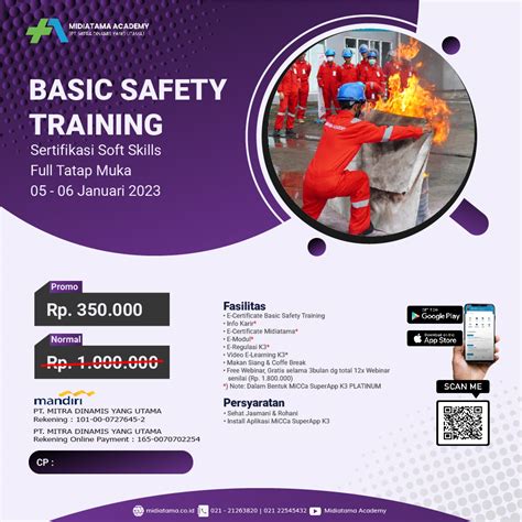 Basic Safety Training Batch 18 Midiatama Academy Pjk3