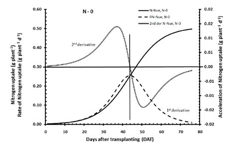 Nitrogen Uptake Curve Nitrogen Uptake Rate Curve 1 St Derivative And Download Scientific