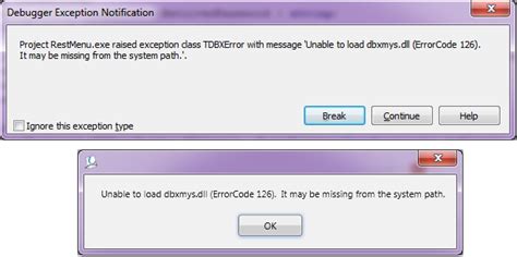 Mysql Dbxmysdll Missing Error For Dbexpress Stack Overflow