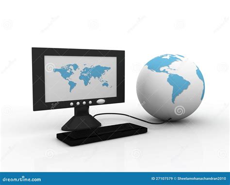 global computer network stock illustration illustration of corporate