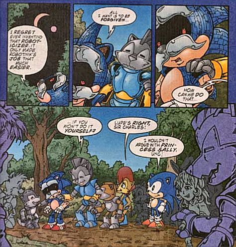 Lupe Wolf Mobius Encyclopaedia Sonic The Hedgehog Comics