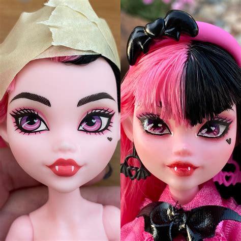 Finally Got G3 Draculaura Today I Did A Light Face Up On Her Today