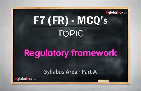 F7 FR Chapter 2 PART A CBE MCQs ACCA AGlobalBox
