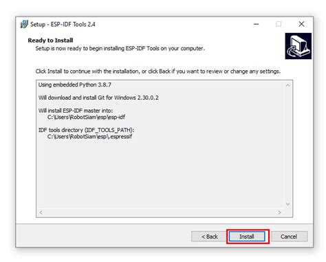 การติดตั้ง Esp Idf และ Toolchain บน Windows 10 รับทําโปรเจค Arduino