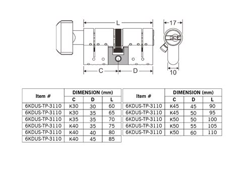 Lock Cylinder Dimensions At Dennis Penn Blog