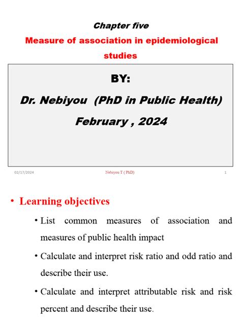 Measures Of Association Pdf Relative Risk Odds Ratio