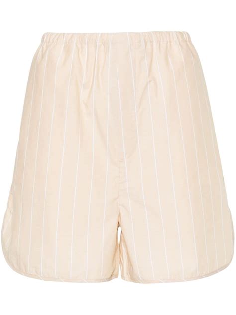 Filippa K Striped Drawstring Shorts Filippa K