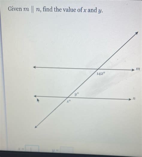[solved] given m n find the value of x and y given m n find the