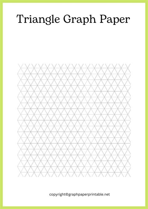 Triangle Grid Paper Printable Templates In Pdf