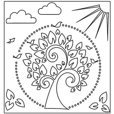 Printable Tree Of Life Therapy Template
