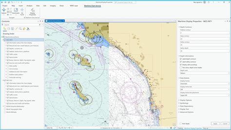 View Maritime Chart Service Layers In Arcgis Pro At 3 0