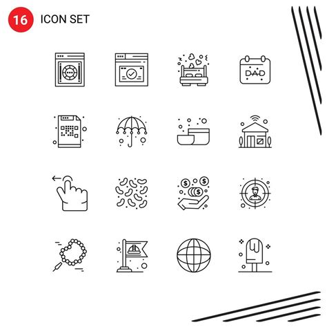 16 Thematic Vector Outlines And Editable Symbols Of Code Father Website