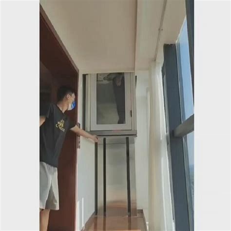 Safety Touch Panel Naked Cabin Hydraulic Elevators PLC Hydraulic Lift