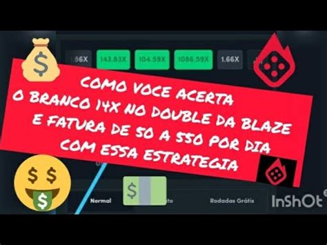COMO Comseguir ACERTA 14X O Branco NO DOUBLE DA BLAZE Passo A Passo YouTube