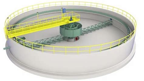 Treatment Capacity 2500 M3 Hr Circular Clarifier And Clariflocculators Stp Wtp Industrial At