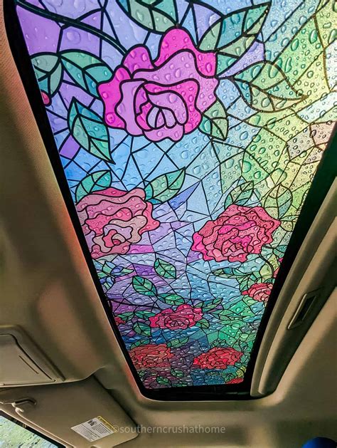 Diy Sunroof Makeover Transform Your Car With Stained Glass Window Film