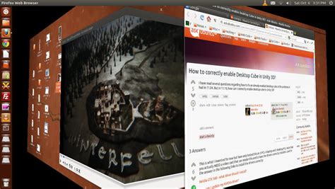 Compiz How To Correctly Enable Desktop Cube In Unity D Ask Ubuntu