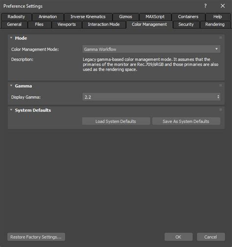 At What Do You Have Your Gamma Set At R 3dsmax