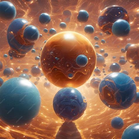 Premium Ai Image Render A Surreal Depiction Of A Multiverse A Hypothetical Ensemble Of