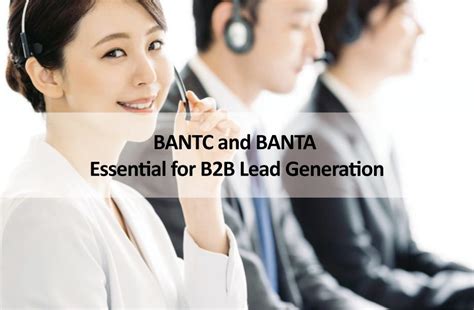 Bantc And Banta Essential For B2b Lead Generation Iad Marketing Blog