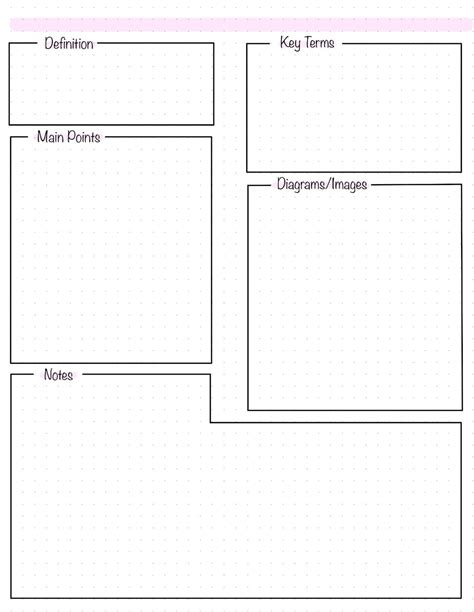 Lecture Note Template Artofit