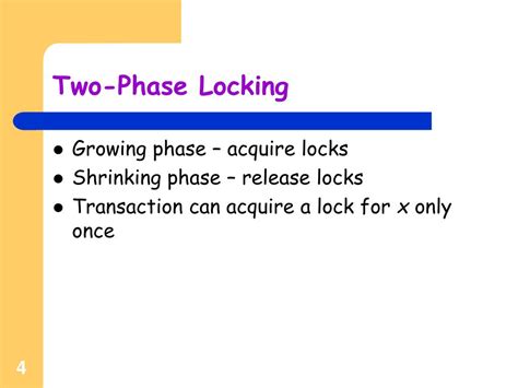 Ppt Transactions Concurrency Control Powerpoint Presentation Free