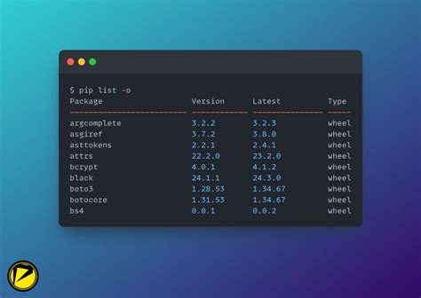Packet Coders On Linkedin 💡 Python Pip Tip Use `pip List O` To List Outdated Packages Along