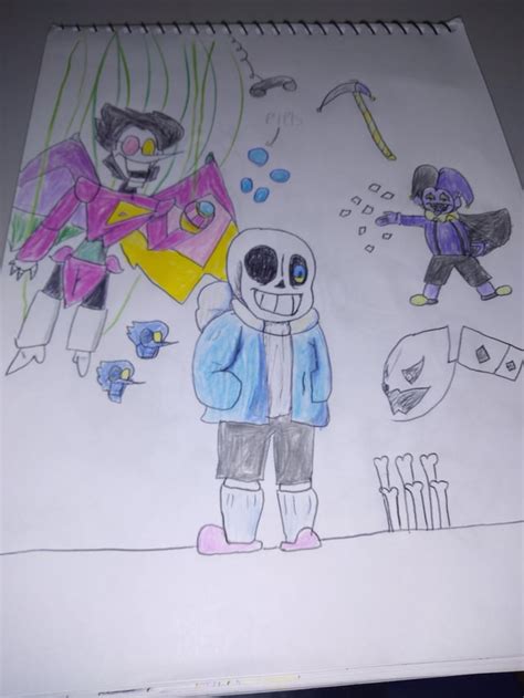 Some Deltarune Arts I Did During Class Rdeltarune