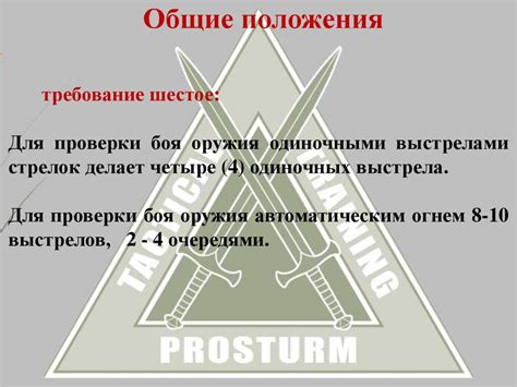 Проверка боя стрелкового оружия и приведение его к нормальному бою