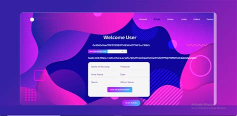 A Decentralized Music Ownership System Developed On Truffle Suite And
