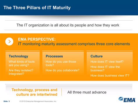Infrastructure Monitoring Maturity Modeling Technology Process