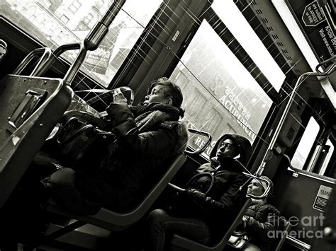 M4 Bus Nyc 4 Bw Photograph By Sarah Loft Fine Art America