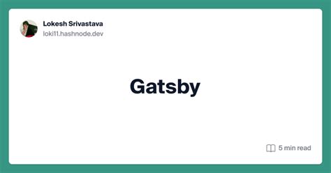 Lokesh Srivastava On Linkedin React Gatsby Framework