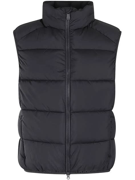 Save The Duck パデッドベスト ブルー Farfetch Jp